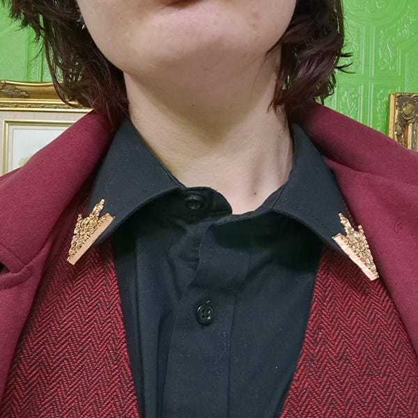 Triangle Collar Pin, Collar Tips, Collar Studs, Collar Pins Collar Tips ...