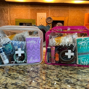 Recovery Nash Bash Kit Bachelorette Party Favor Kit Spa Clear Make up ...