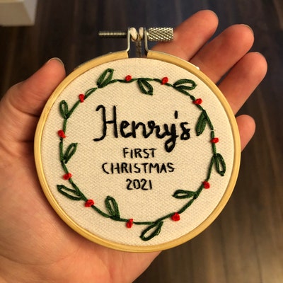 Pattern Custom Name Hand Embroidery - Etsy
