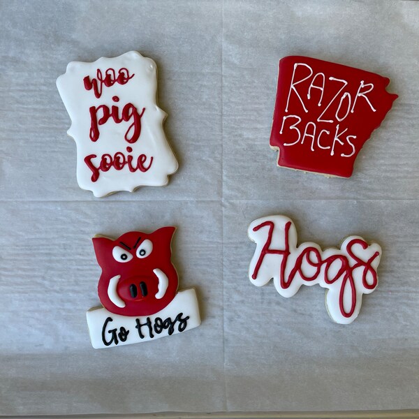 Razorback With Plaque Cookie Cutter (designed by Stephanie Reeves ...