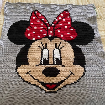 Minnie Mouse C2C Row by Row Written Instructions Graph PDF Download ...