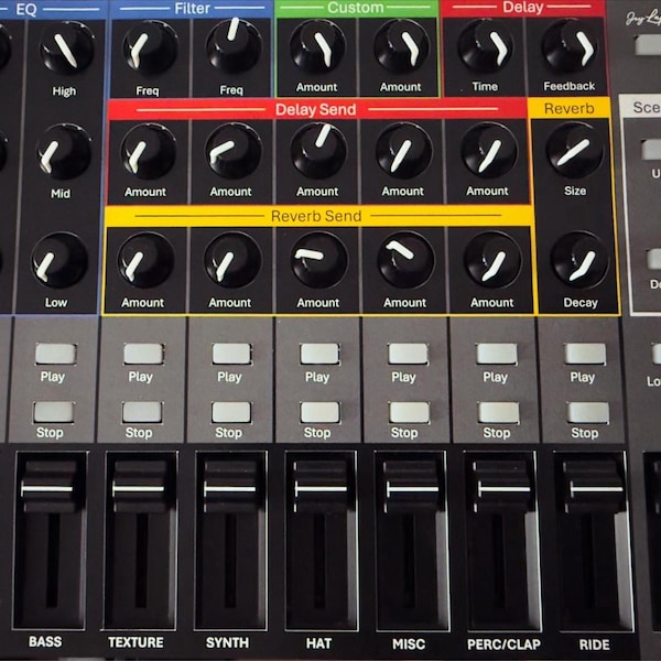 Parsec - Akai Midimix Controller Overlay for Reason. Midi Mapping File ...