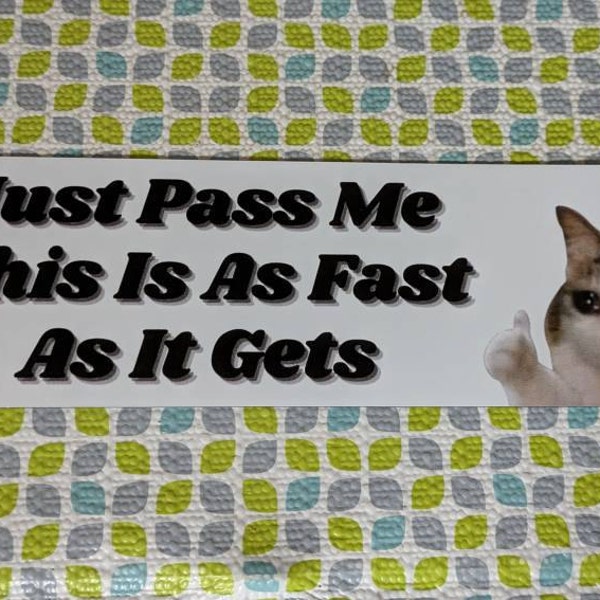 Bestie Please Let Me Merge Car Bumper Sticker Magnet Funny Meme Tiktok ...