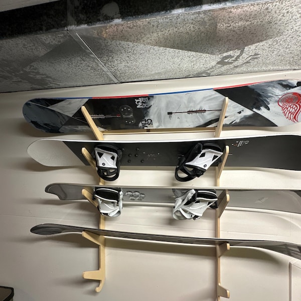 The APRES Vertical Ski Storage Rack - Etsy