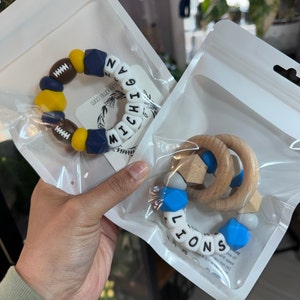 Green Bay Packers Toy Collection Pacifier Clip Rattle Go Pack Go Baby ...