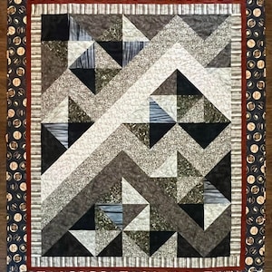Zen Garden Quilt Pattern Modern Quilt Pattern, Contemporary Quilt ...
