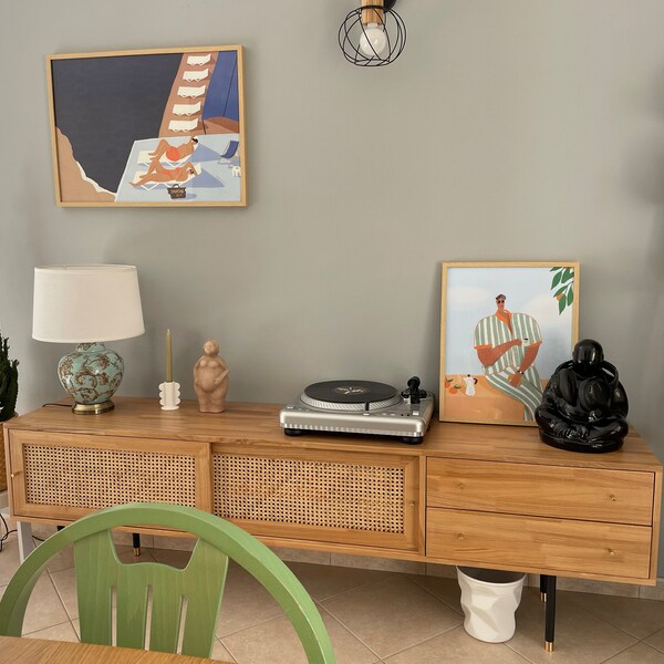 Manoushe (levantine Street Food) Art Print - Museum Poster, Lebanon ...