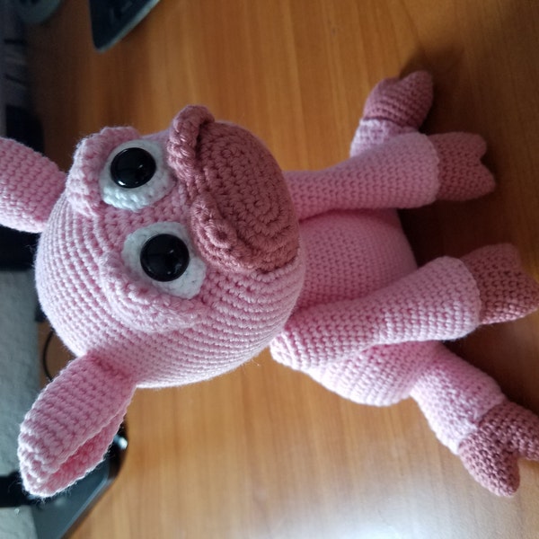 Flying Pig - Amigurumi Crochet Pattern From Dinegurumi - Direct ...