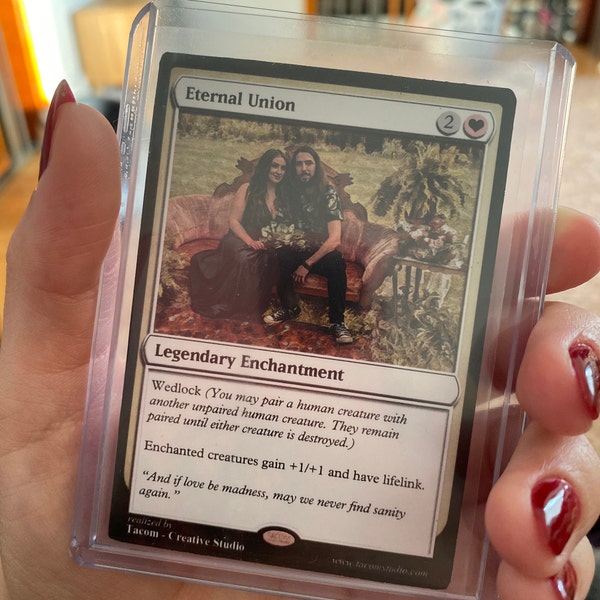 MTG Card Personalised Nerd Wedding Invitation - DIGITAL FILE - - Etsy