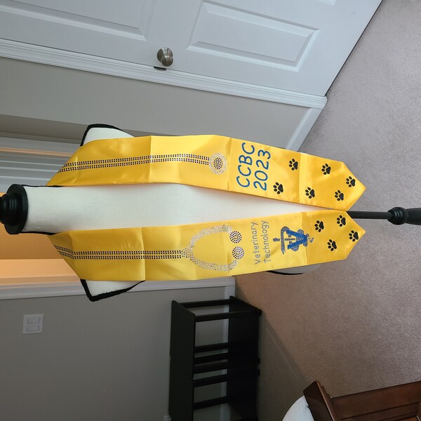 Graduation Stoles for Nursing, Vet, Doctor, Nurse, Stethoscope - FULLY ...