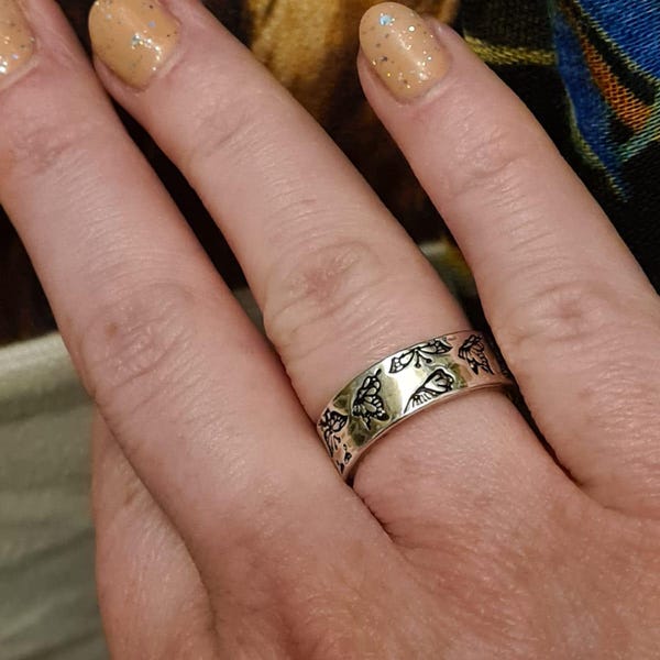 Ace of Hearts & Ace of Spades Ring - Stainless Steel Card Ring - Poker ...