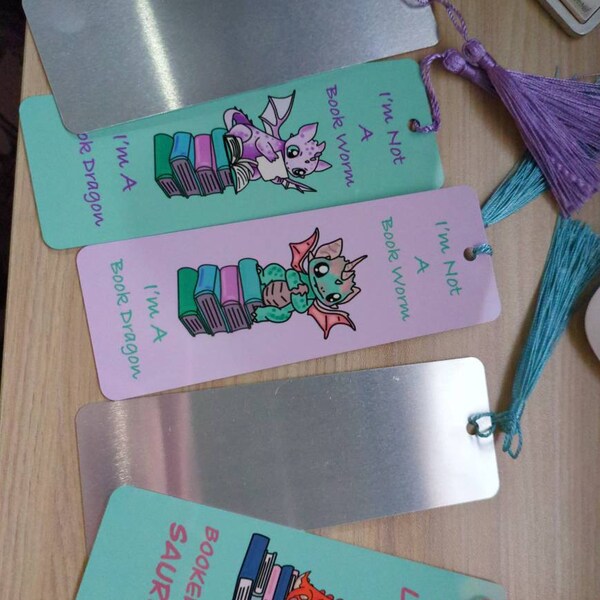 Adorable Dragon Cute Dragon Paper Bookmark - Perfect for Book Lovers ...