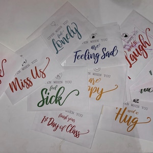 Open When Envelopes Military Deployment Army Marines Air Force Navy ...