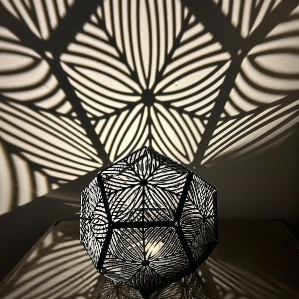 Cutting Template for Shadow Lamp Diy Craft Template for Creative ...