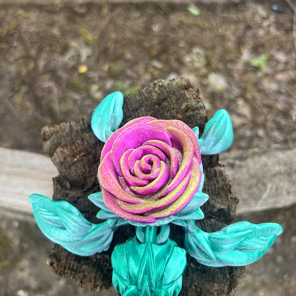 Roseurtle, Rose Turtle, STL Print Files, Articulating Flexi Wiggle Pet ...