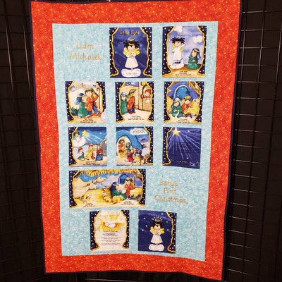 Christian Cross Quilt, Handmade Prayer Quilt, Ordination Gift, Church ...