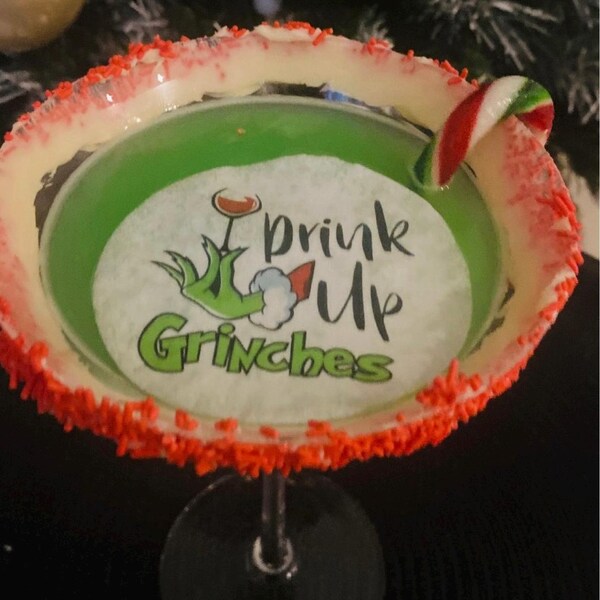 Valentines Gin Drinks Topper Cocktail Topper Party Edible Favour - Etsy