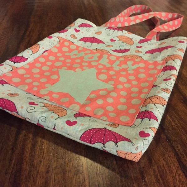 Library Tote Pattern. PDF Sewing Pattern for Personalised Tote. School ...