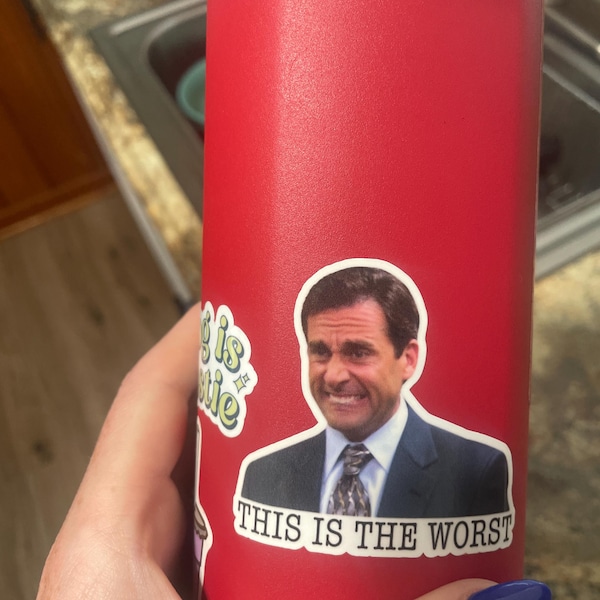 This is the Worst Sticker, Michael Scott, the Office Sticker - Etsy