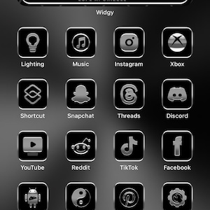 AMETAL Theme App Icon Set, Custom Icons for iPhone and Android Home ...