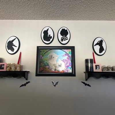Gothic Wall Decor, the Addams Family, Morticia, Gallery Wall, Horror ...