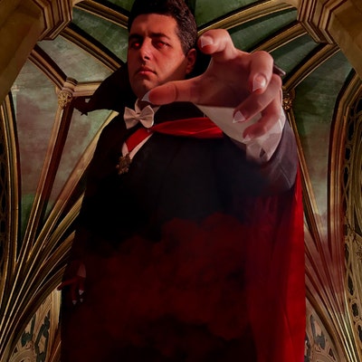 Maleficent Halloween Costume Cape Adult Kids Half Circle Cape Satin ...