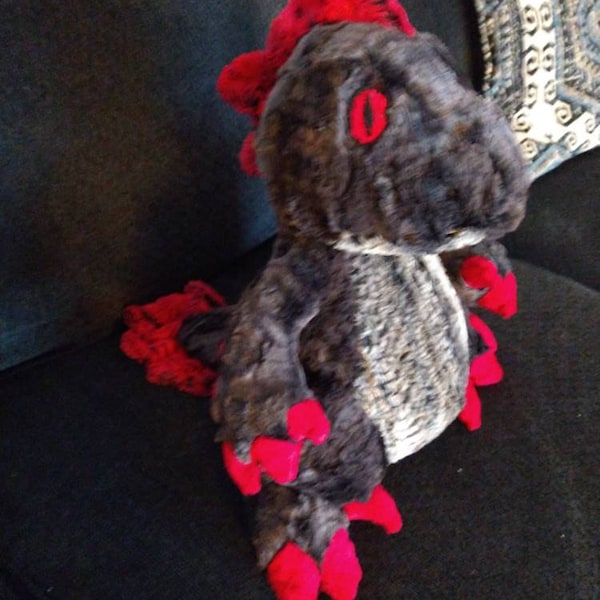 Raptor Plushie Pattern PDF- Dinosaur Stuffed Animal Pattern Plush ...