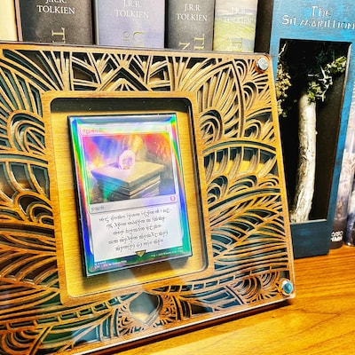 MTG Custom Wooden Card Display Magic the Gathering Card Frame Trading ...