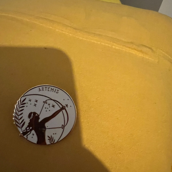 Artemis Goddess of Hunting Enamel Pin – Greek Mythology Collection ...