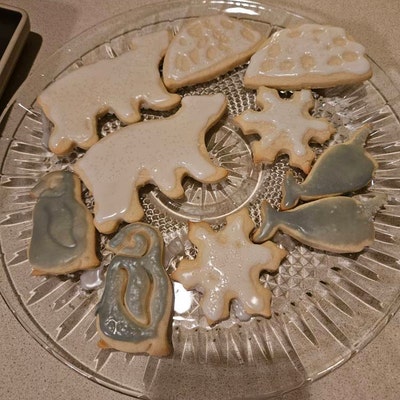 6 Piece Cat Cookie Cutter Set New Animal Shelter Fundraiser Metal ...