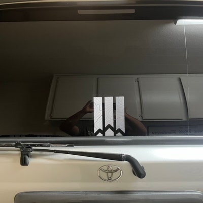 Retro Mountain Topographic Decal - Etsy