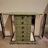 NOT 4 SALE! Antique Night Stand, Beach Lovers Furniture, Blue Green End ...