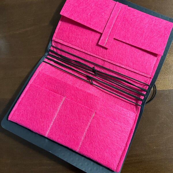 Travelers Notebook Wallet Insert in 16 Colors Felt Fabric to Custom as ...