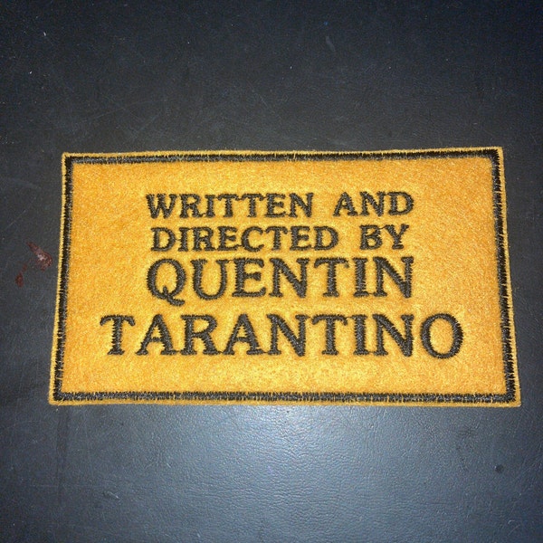 Director Iron on Patch | Embroidered Patch | Pop Culture Patch ...