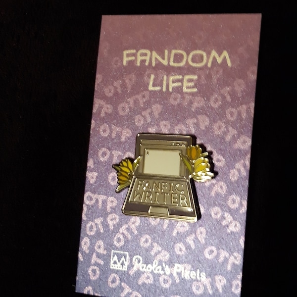 Fanfic Writer Pin, Fandom Enamel Pin, Anime Enamel Pin, Fanfic Writer ...
