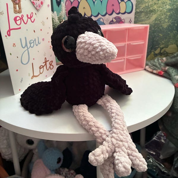 Enid the Crow Crochet Pattern PDF ONLY - Etsy
