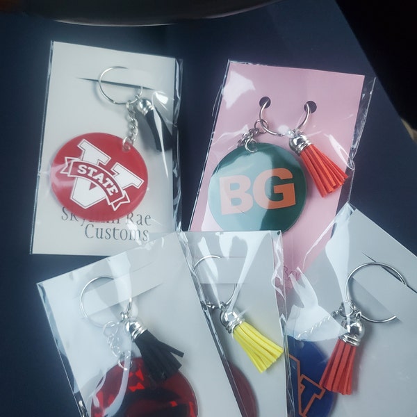 Custom College Keychains/ Any College You Want! - Etsy