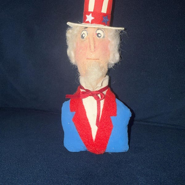 Folk Art Cloth Witch Doll, Ornie, Ornament, Dough Bowl Filler - Etsy