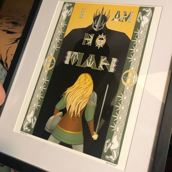 I Am No Man - Art Print - Etsy