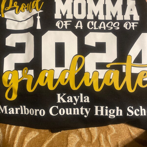 Proud of A Class of 2025 Graduate Shirt, Custom Proud Family Shirt ...