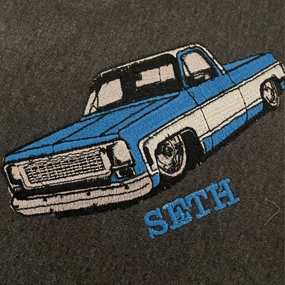 Chevy Truck Digital Download Embroidery File Machine Embroidery Design ...