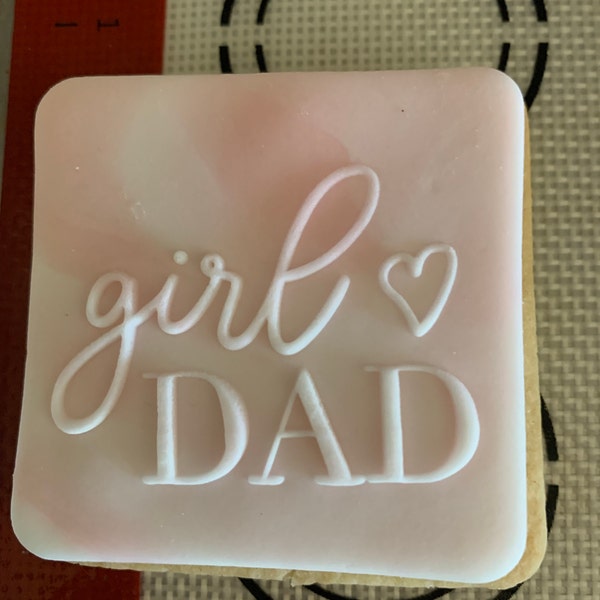 Custom Names and Date Raised Fondant Embosser Stamp - Engagement Bride ...