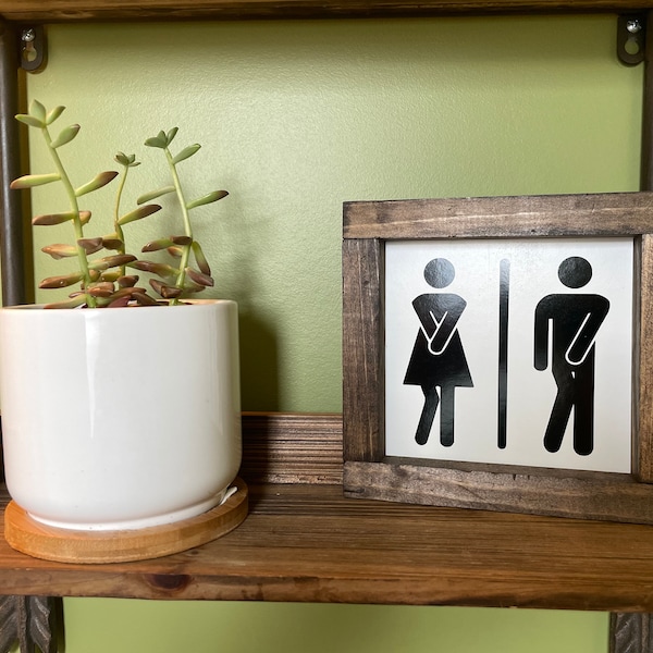 Funny Bathroom Sign,, Bathroom Sign, Bathroom Decor, Funny Bathroom ...