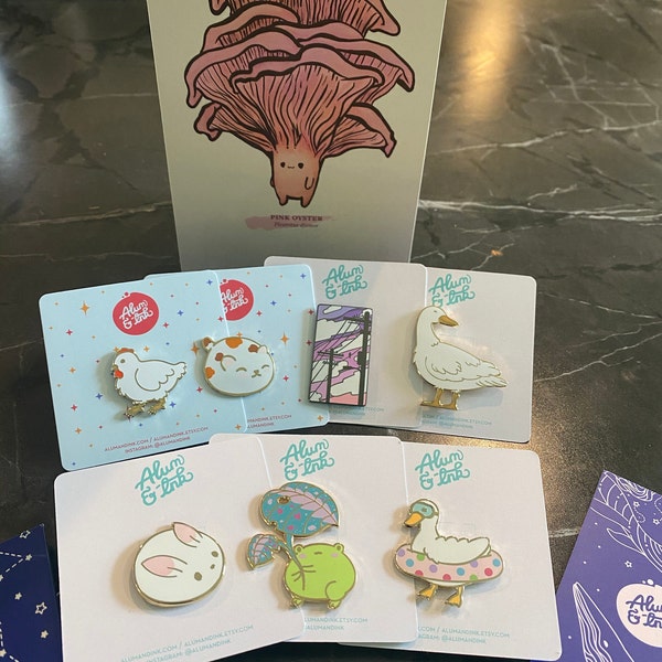 Chibi Chicken Enamel Pin - Etsy