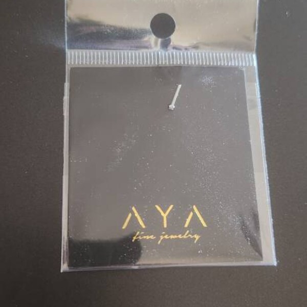 Gold/silver Diamond Rook Piercing Curved Barbell, Cubic Zirconia Rook ...