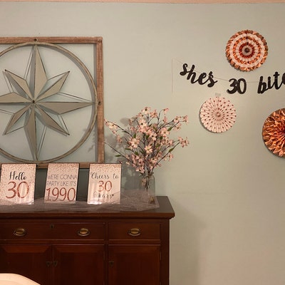 30th Birthday Signs Bundle, Cheers to 30 Years, Hello 30, Happy 30th ...