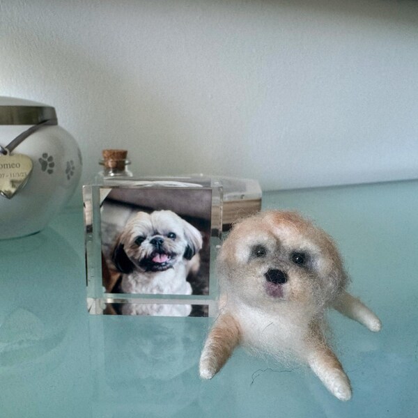 Needle Felted Abominable Snowman Vintage Christmas Ornament Yeti ...