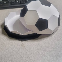 Soccer Ball Gift Box Svg, 3D Soccer Ball Svg, Football Ball Box Svg ...