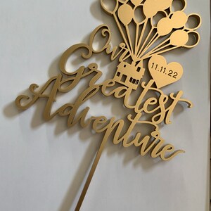 Up Chairs Wedding Cake Topper Disney up House Keepsake | Etsy