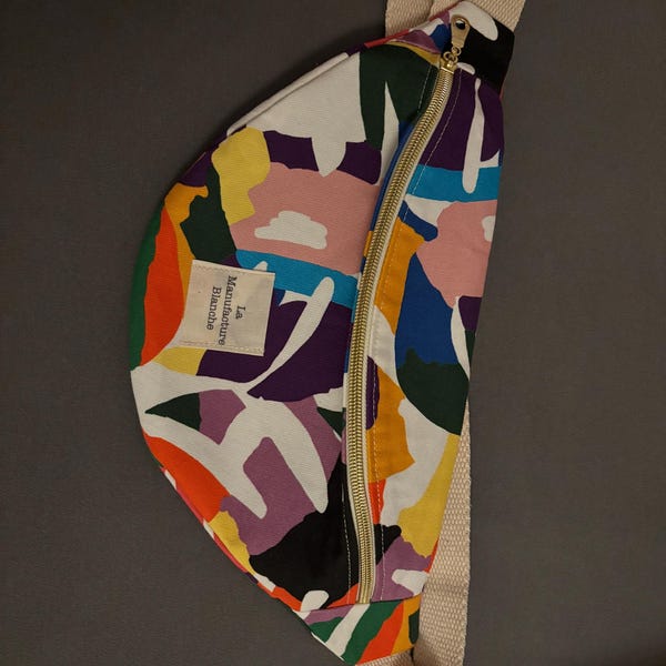 Large Colorful Fanny Pack, Bum Bag , Waist Bag - Etsy